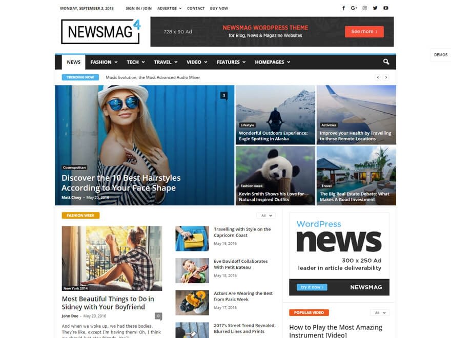 15+ Best WordPress News Magazine Themes 2024 - BE